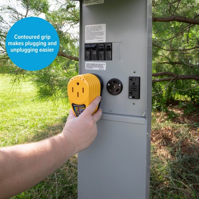 Camco / Power Grip Power Defender RV 50-Amp Circuit Analyzer with ...