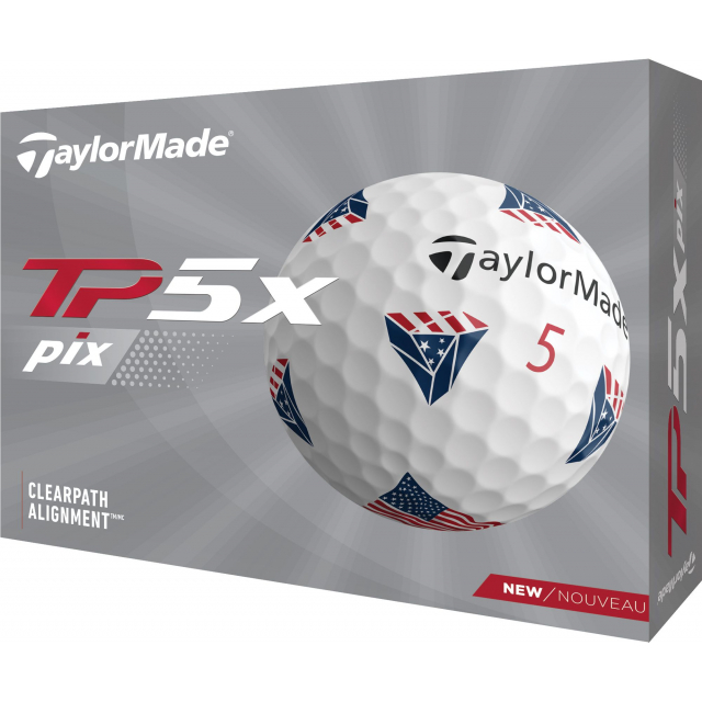 TaylorMade / 2021 TP5x pix USA Golf Balls