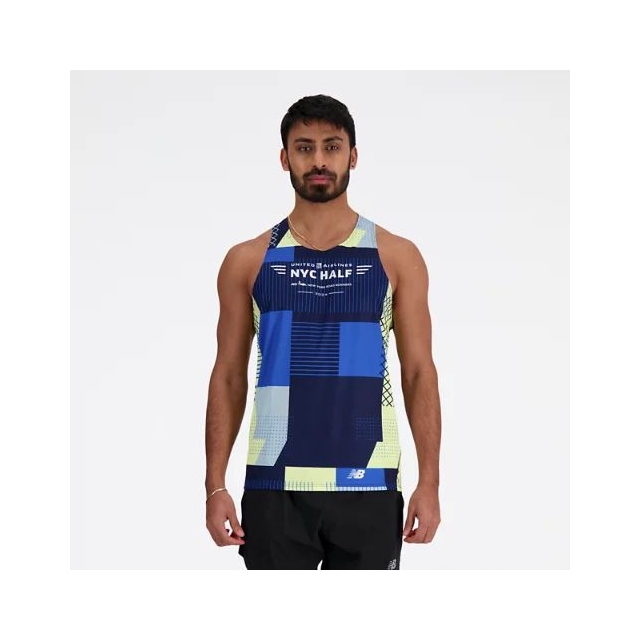 New Balance / Men's United Airlines NYC Half Printed Singlet