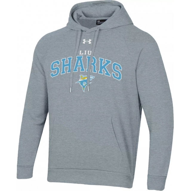 Under Armour / Men's LIU Sharks True Grey All Day Pullover Hoodie