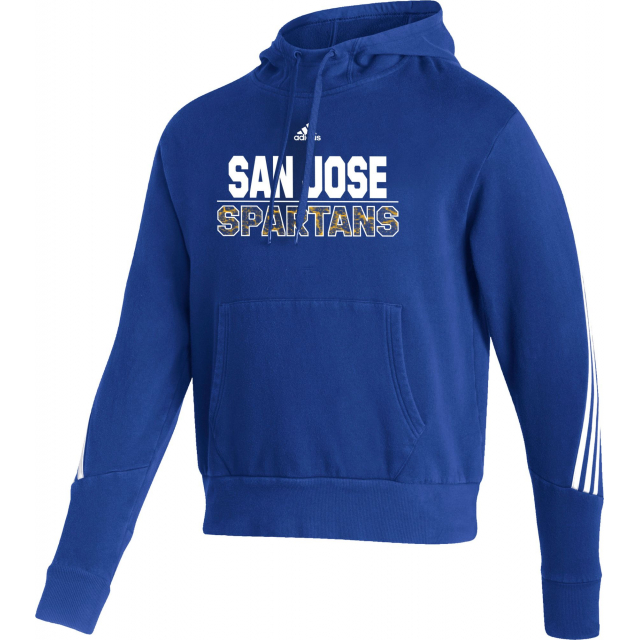 Adidas / Men's San Jose State Spartans Blue Pullover Hoodie