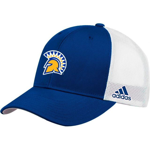 Adidas / Men's San Jose State Spartans Blue Adjustable Trucker Hat