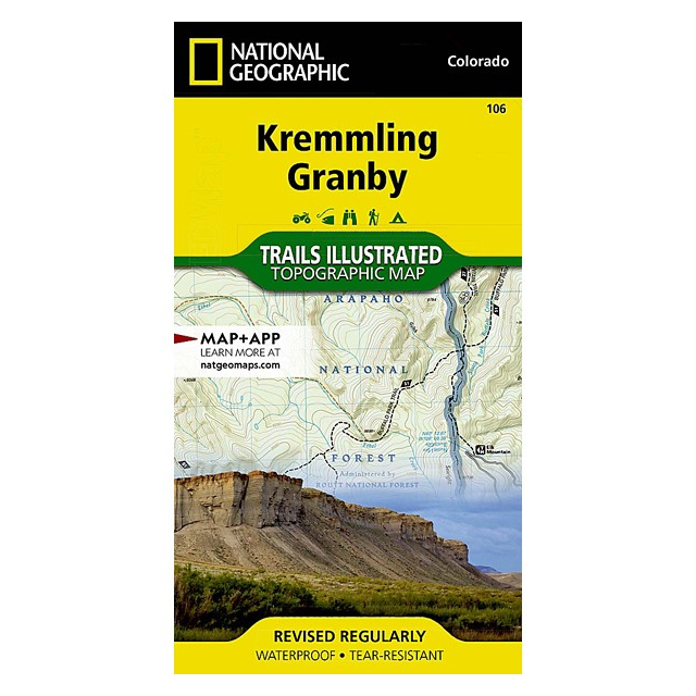 National Geographic Maps / Kremmling, Granby Map