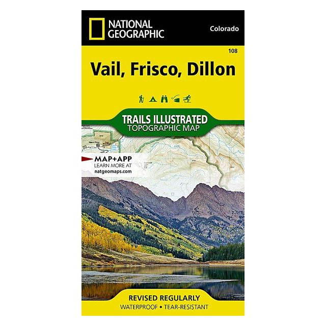 National Geographic Maps / Vail, Frisco, Dillon Map