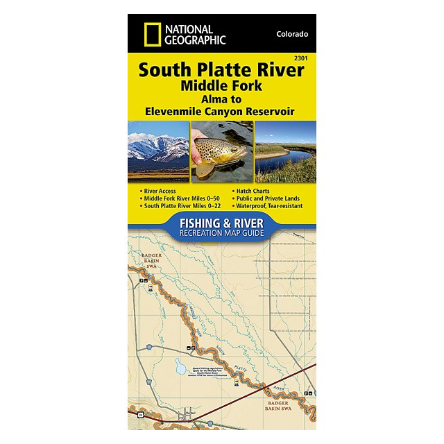 National Geographic Maps / South Platte River- Middle Fork, Alma to ...