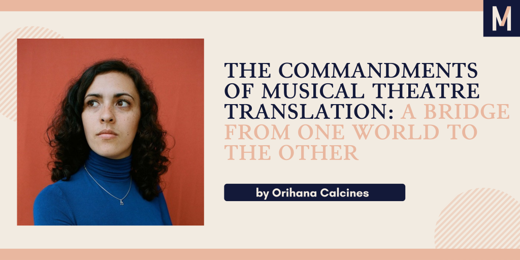 The Commandments of Musical Theatre Translation: A Bridge From One ...
