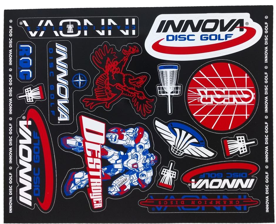 Innova Sticker Sheet • Marshall Street Disc Golf