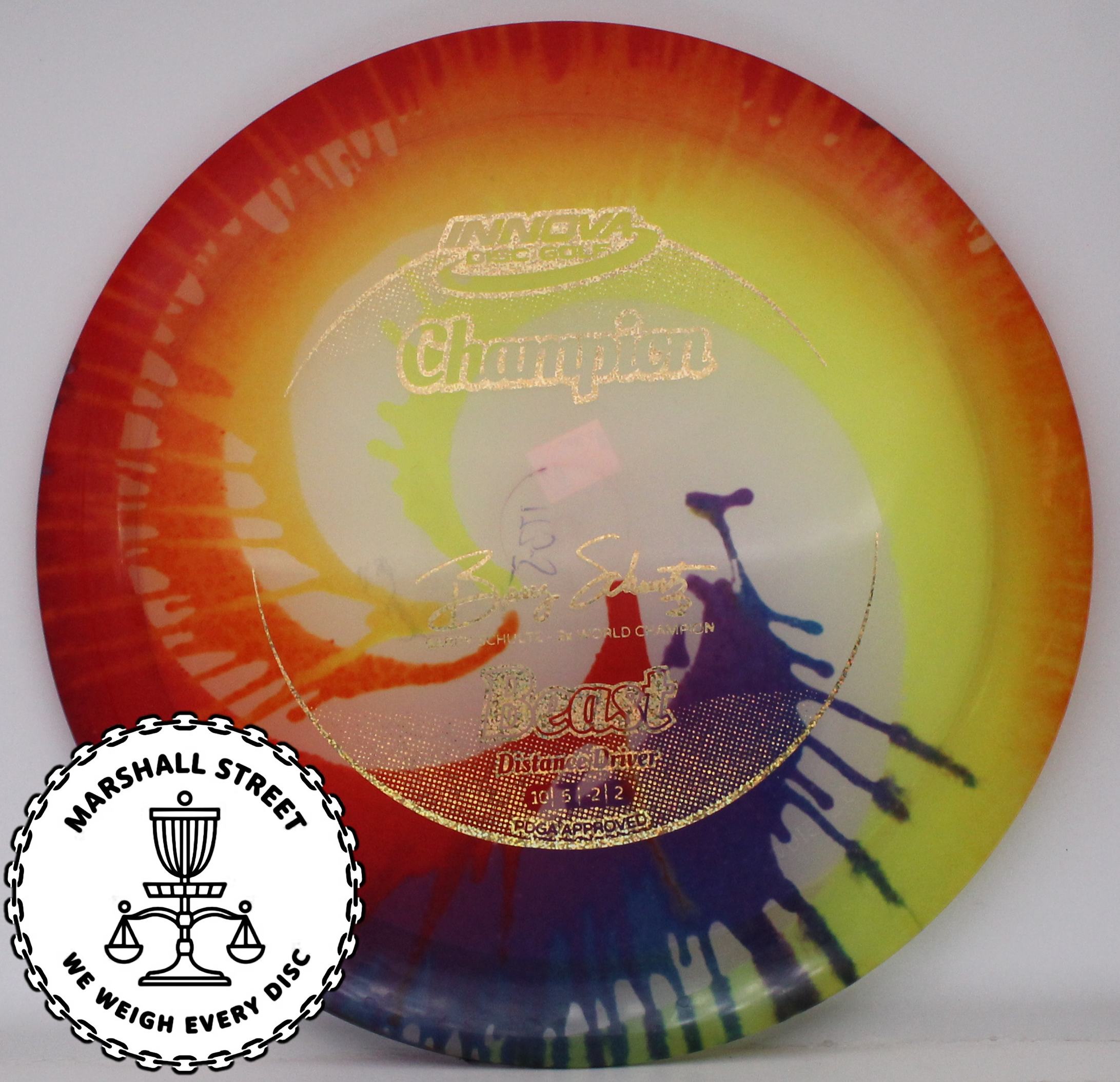 Tie-Dye Champion Beast, Barry Schultz 2X • Marshall Street Disc Golf