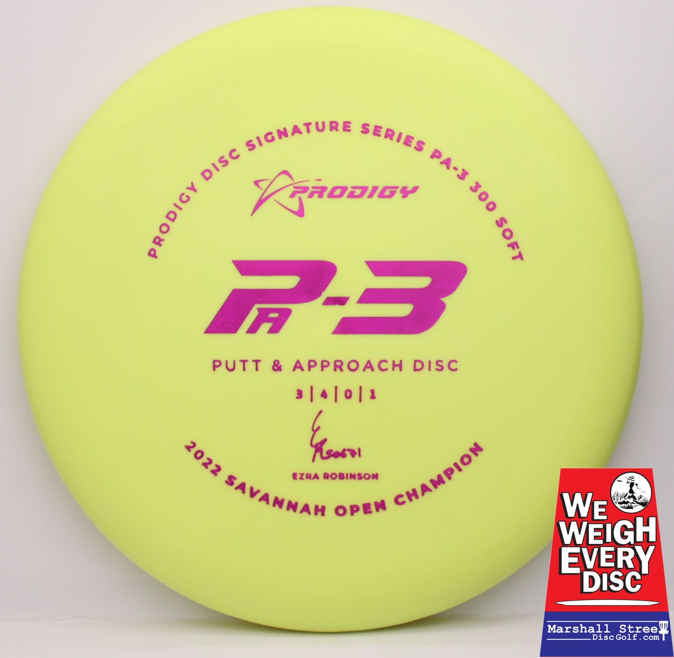 X-Out Prodigy PA3, 300 Soft • Marshall Street Disc Golf