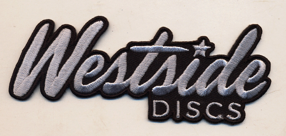 Westside Discs Cursive Patch • Marshall Street Disc Golf
