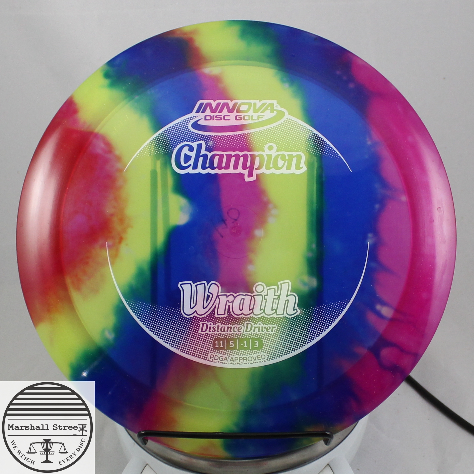 Tie-Dye Champion Wraith • Marshall Street Disc Golf