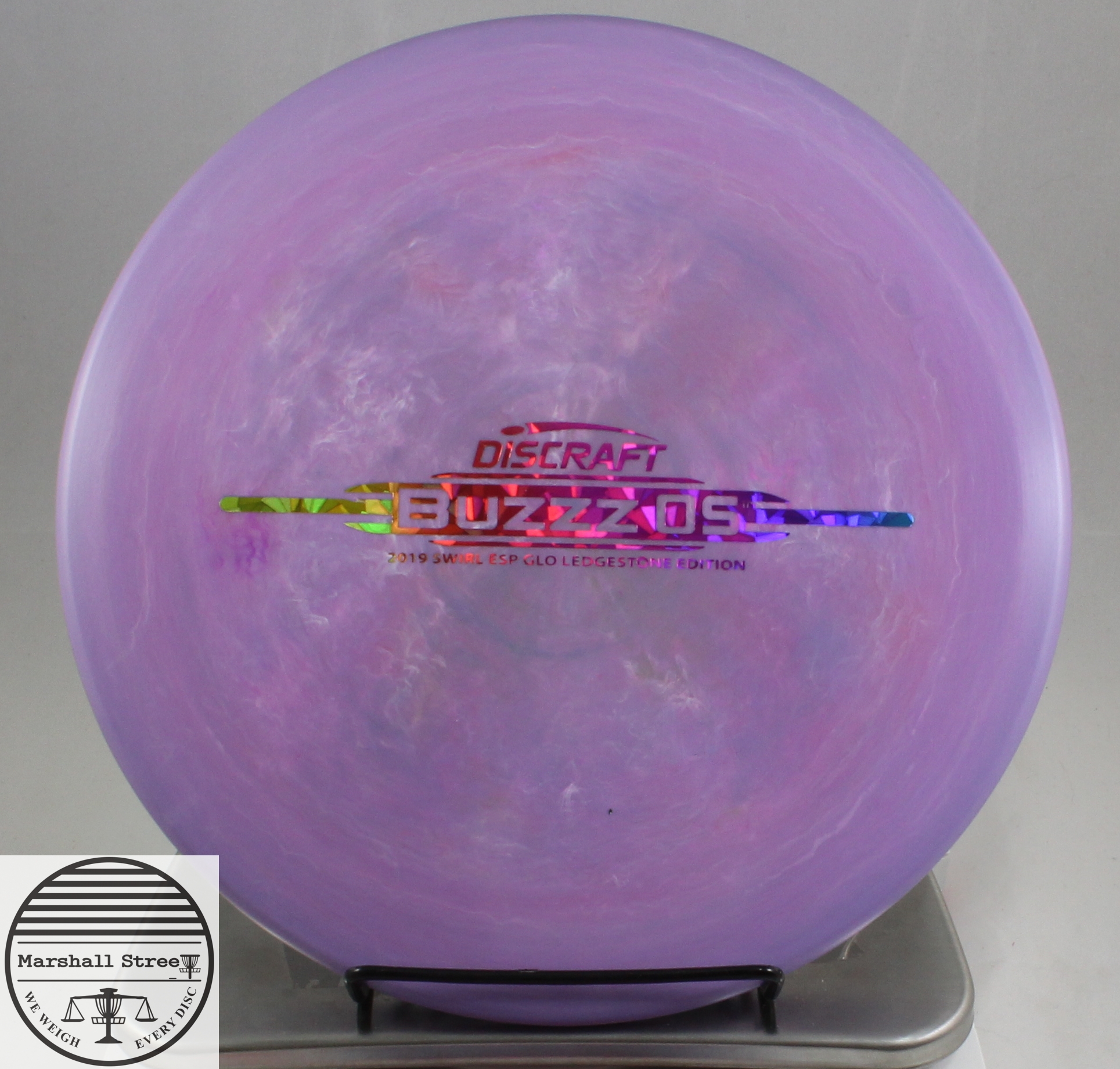 ESP Glow Buzzz OS, 2019 Ledge • Marshall Street Disc Golf
