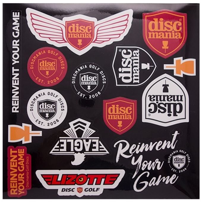 Discmania Sticker Sheet • Marshall Street Disc Golf