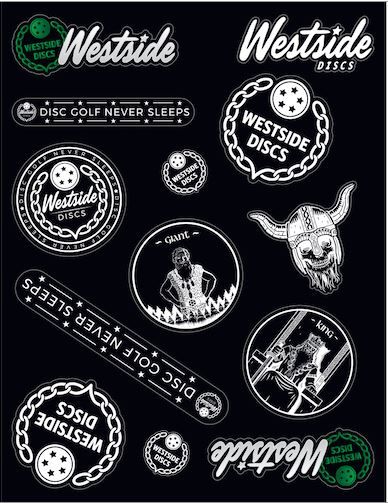 Westside Discs Sticker Sheet • Marshall Street Disc Golf