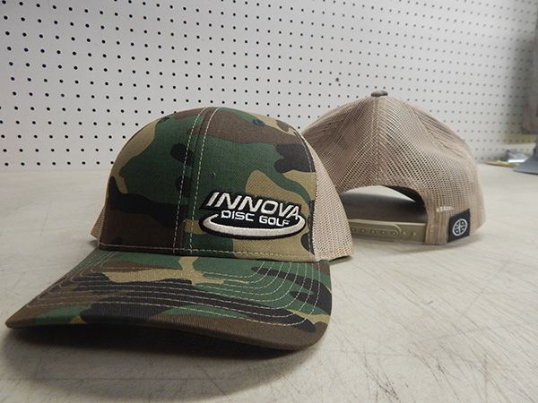 Innova Logo Camo Mesh Hat • Marshall Street Disc Golf
