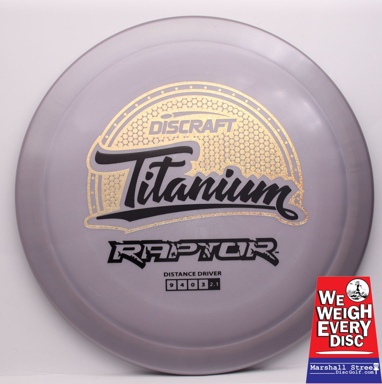 OG Titanium Raptor • Marshall Street Disc Golf