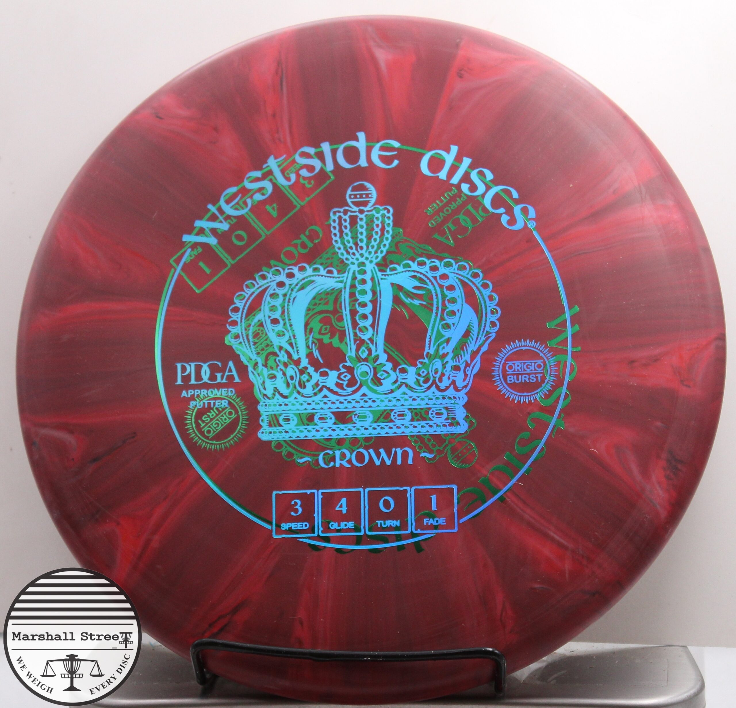 X-Out Origio Burst Crown • Marshall Street Disc Golf