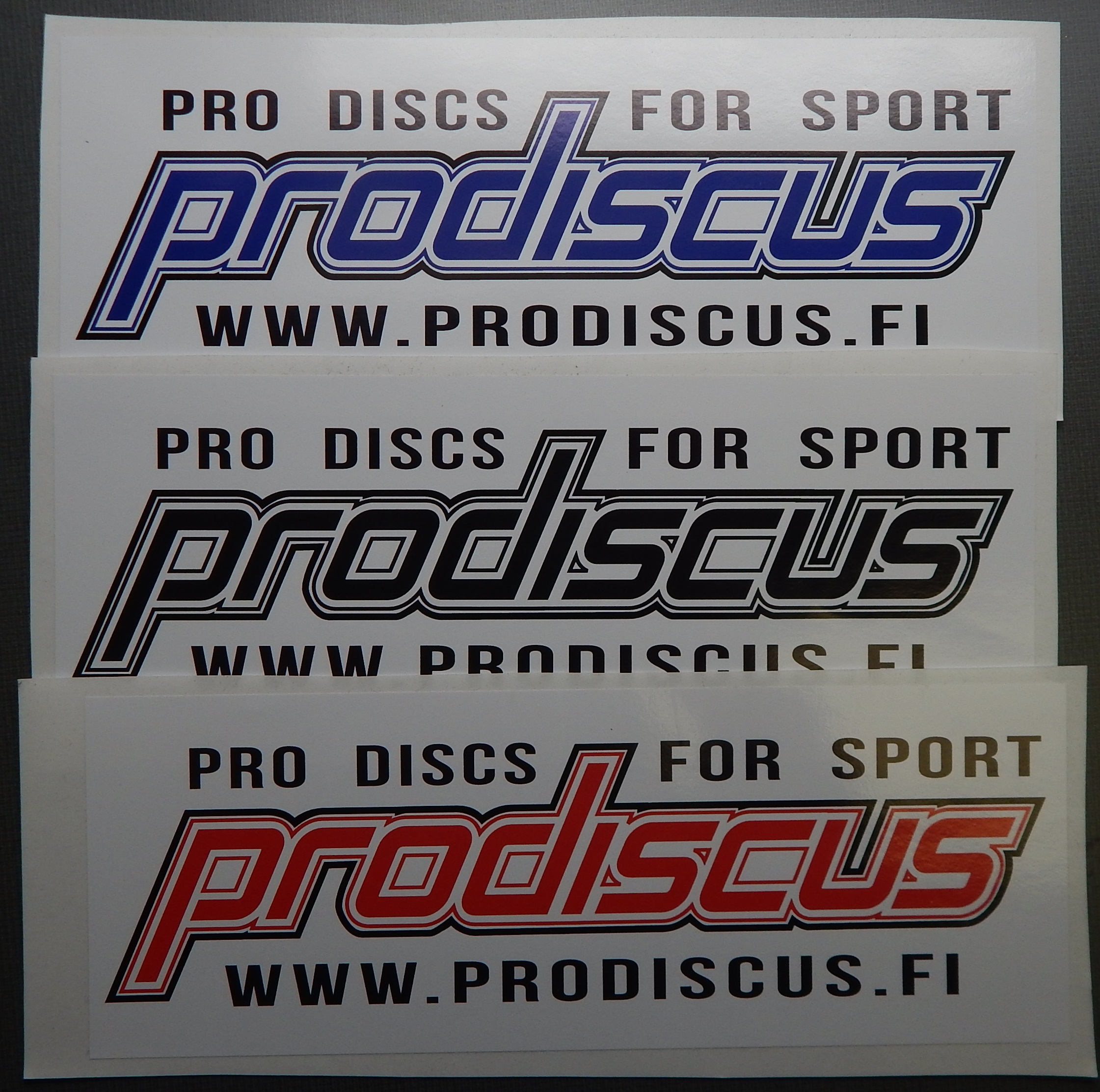 Prodiscus Sticker • Marshall Street Disc Golf
