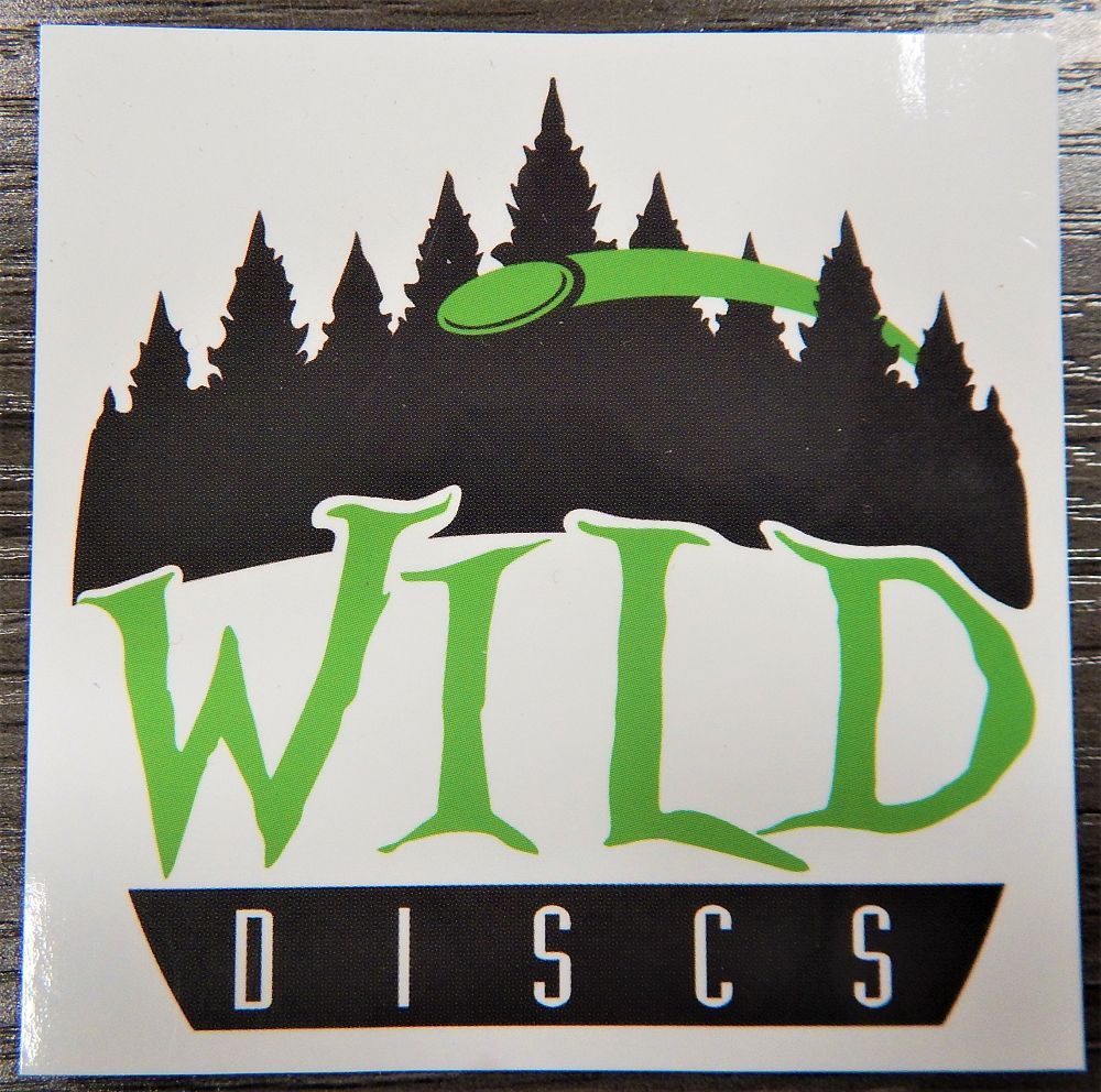Wild Discs Square Sticker • Marshall Street Disc Golf