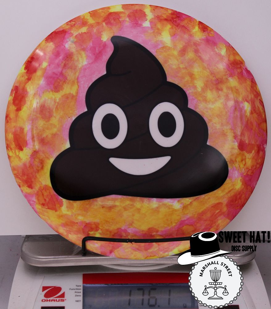 Fuzion Captain Poop Emoji • Marshall Street Disc Golf