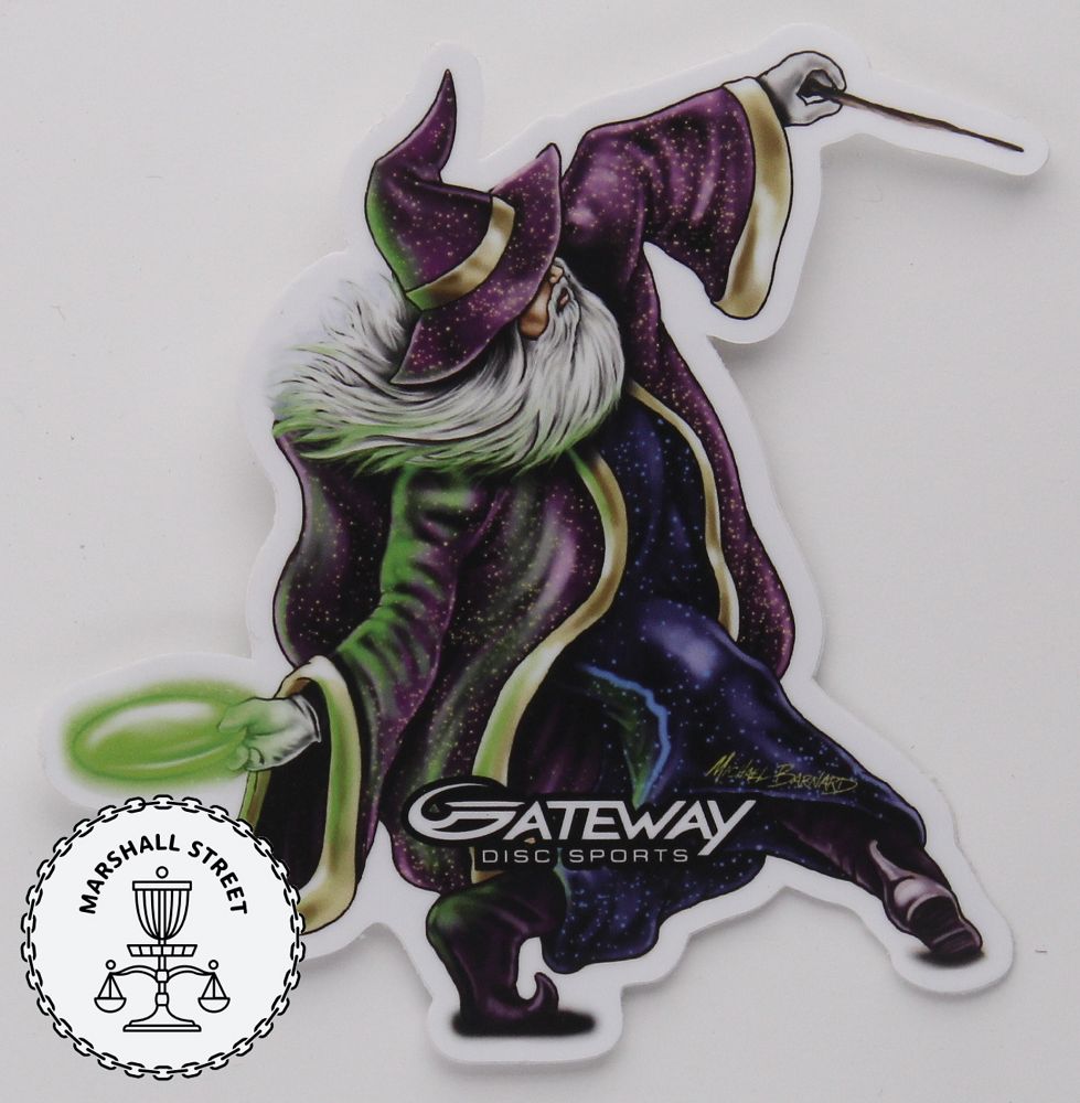 Wizard N1 Full Color Sticker • Marshall Street Disc Golf