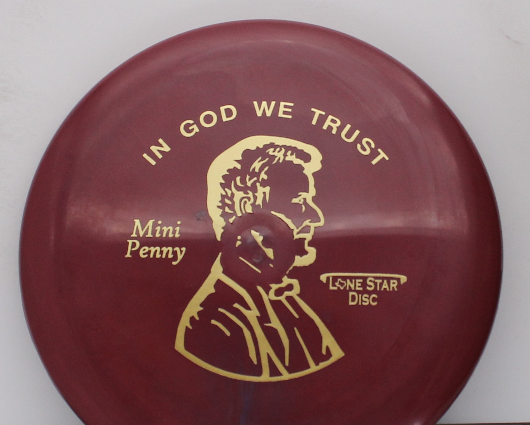X-Out LSD Mini Penny Putter • Marshall Street Disc Golf