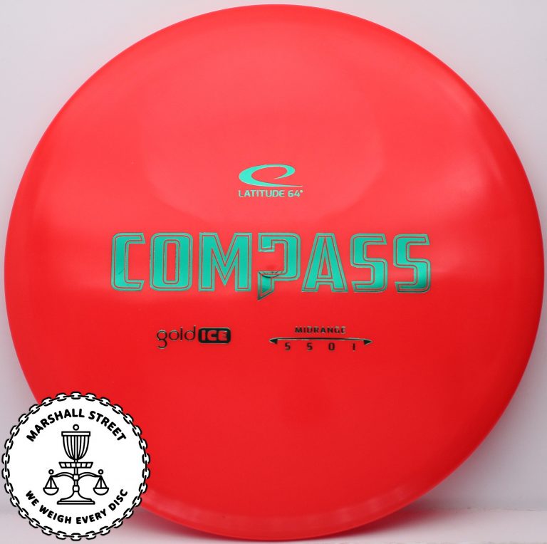 Gold Ice Compass • Marshall Street Disc Golf