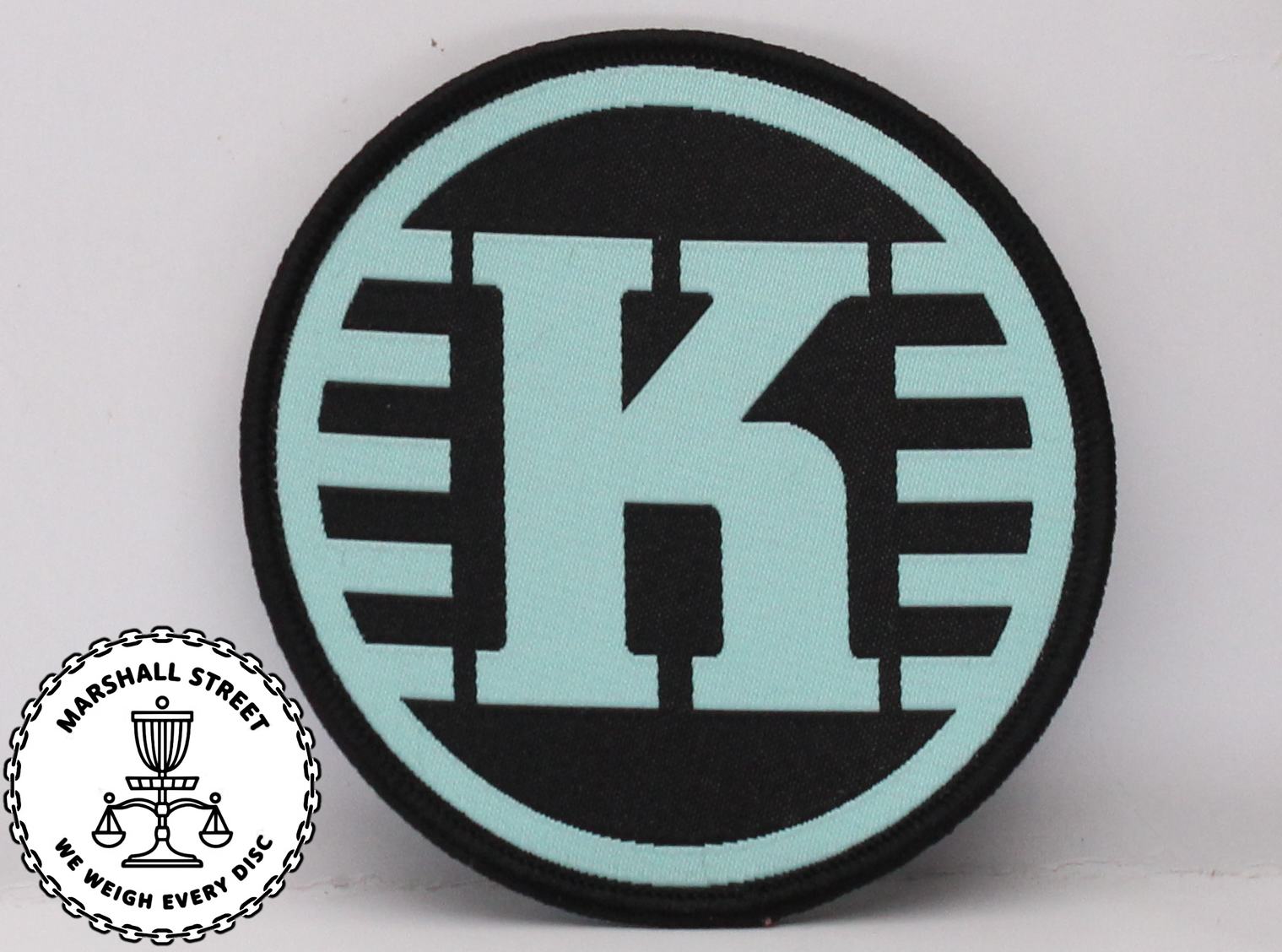 Kastaplast Woven Patch K • Marshall Street Disc Golf