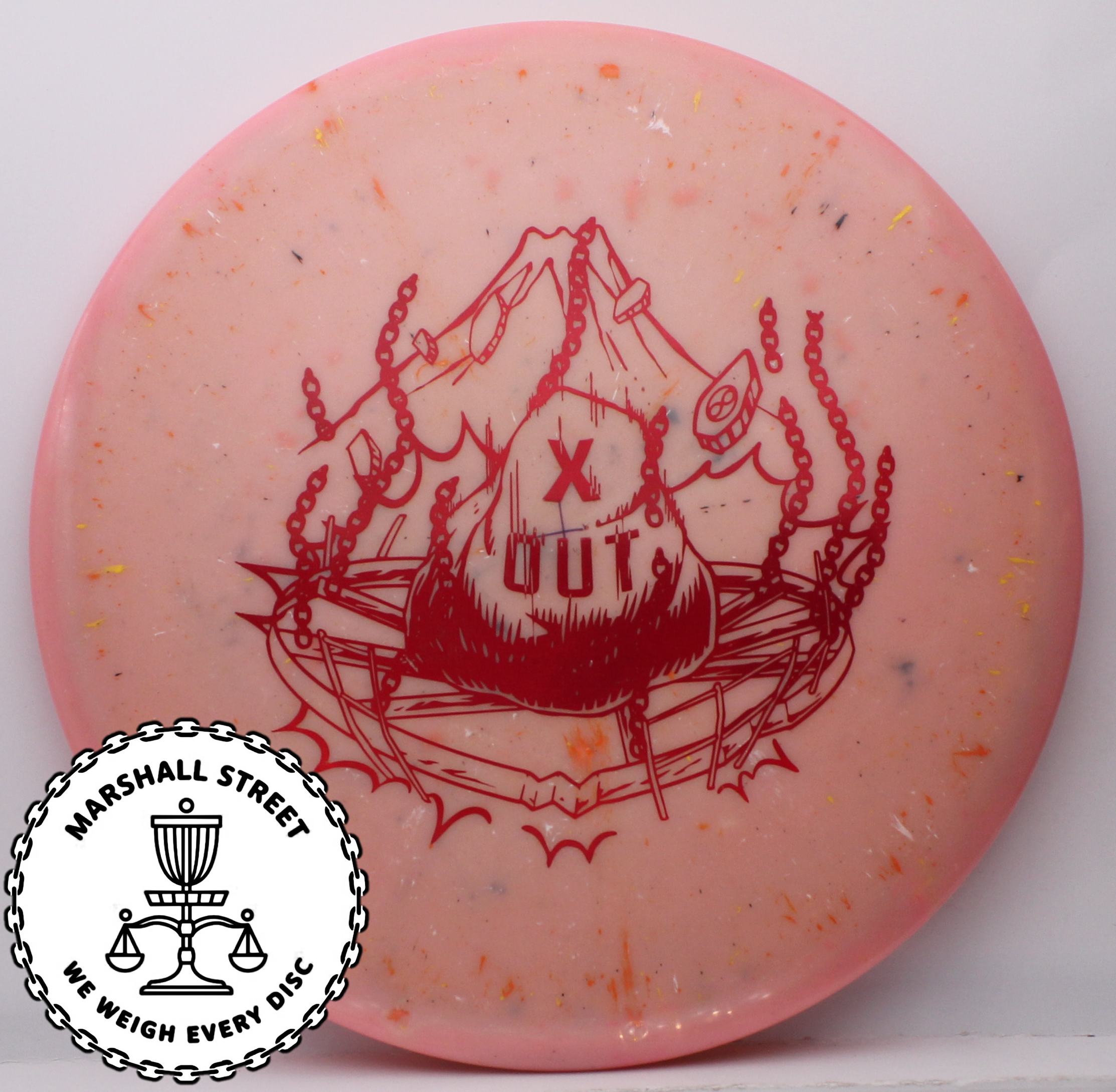 X-Out Splatter S-Blend Anubis • Marshall Street Disc Golf
