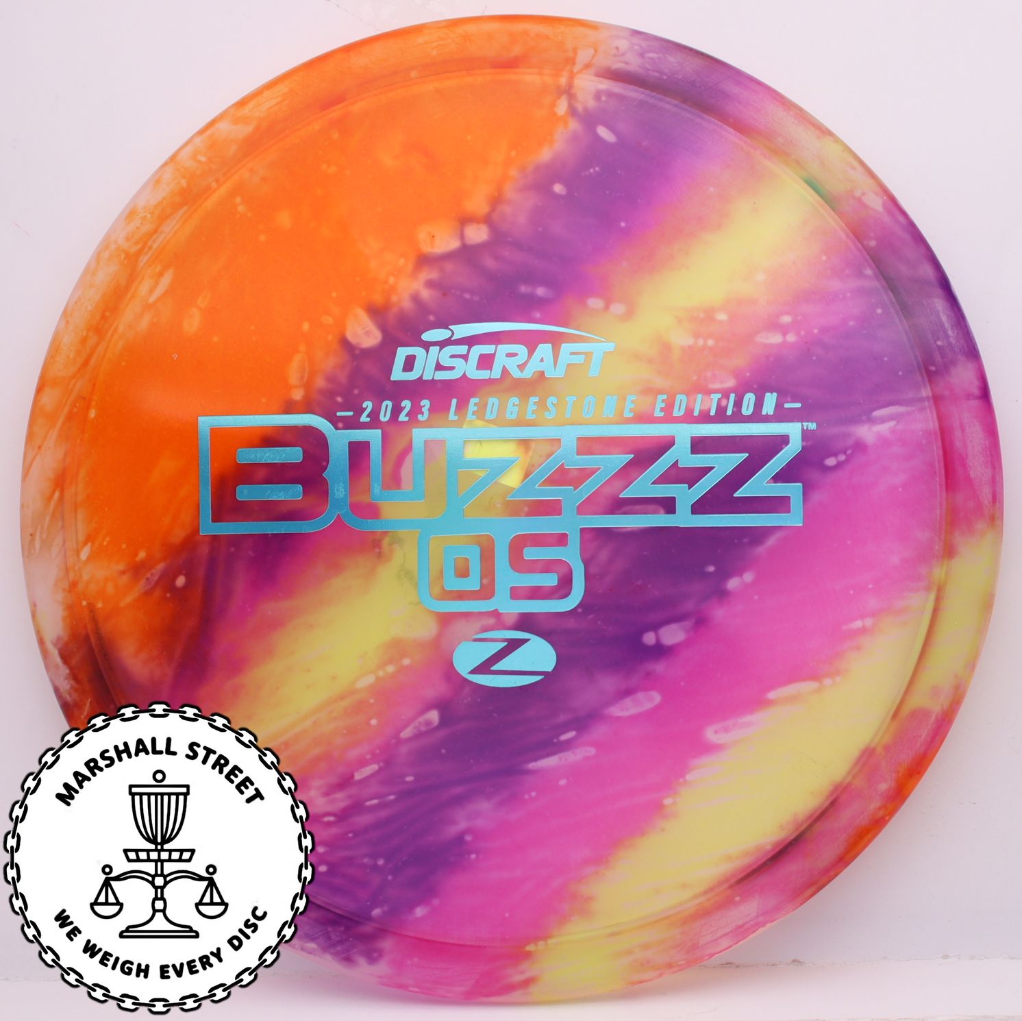 Tie-Dye Z Buzzz OS, LIO '23 • Marshall Street Disc Golf