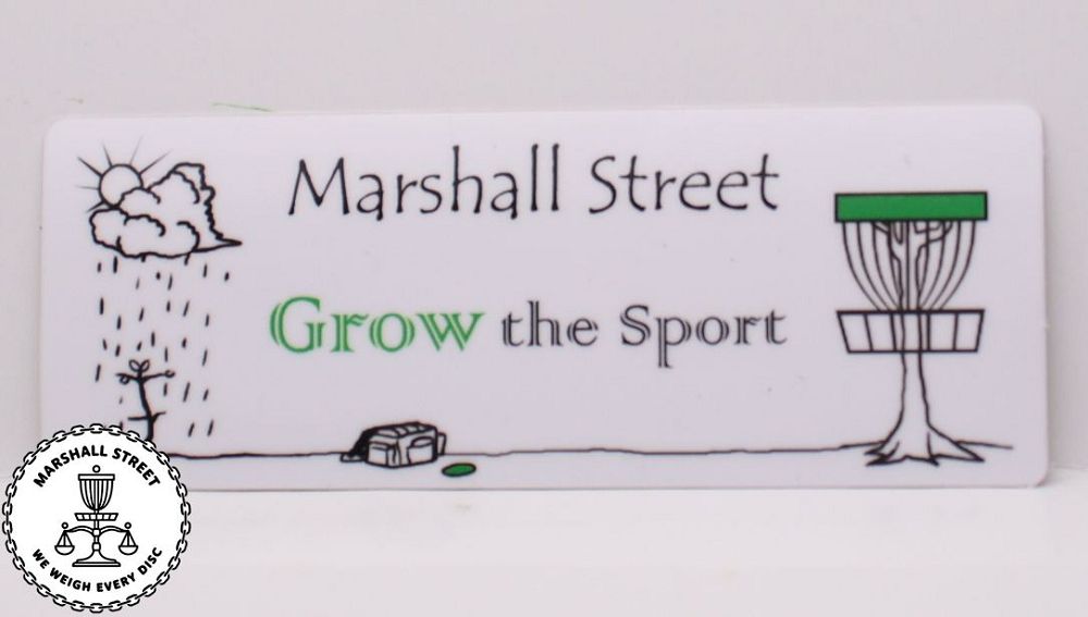 MSt BMs Grow the Sport Sticker • Marshall Street Disc Golf