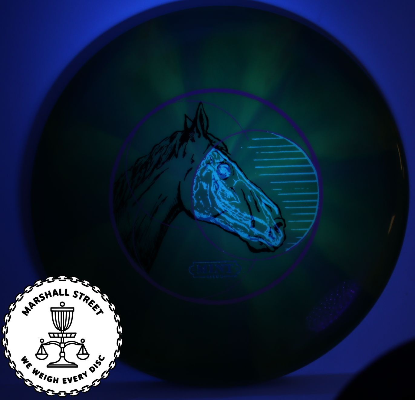 Sublime Swirl Mustang, UV XRay • Marshall Street Disc Golf