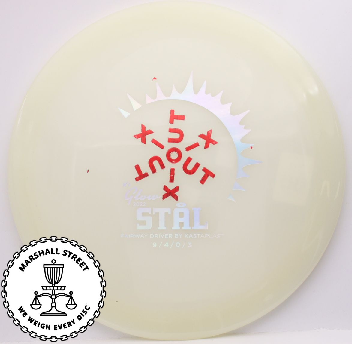 X-Out Glow K1 Stal • Marshall Street Disc Golf