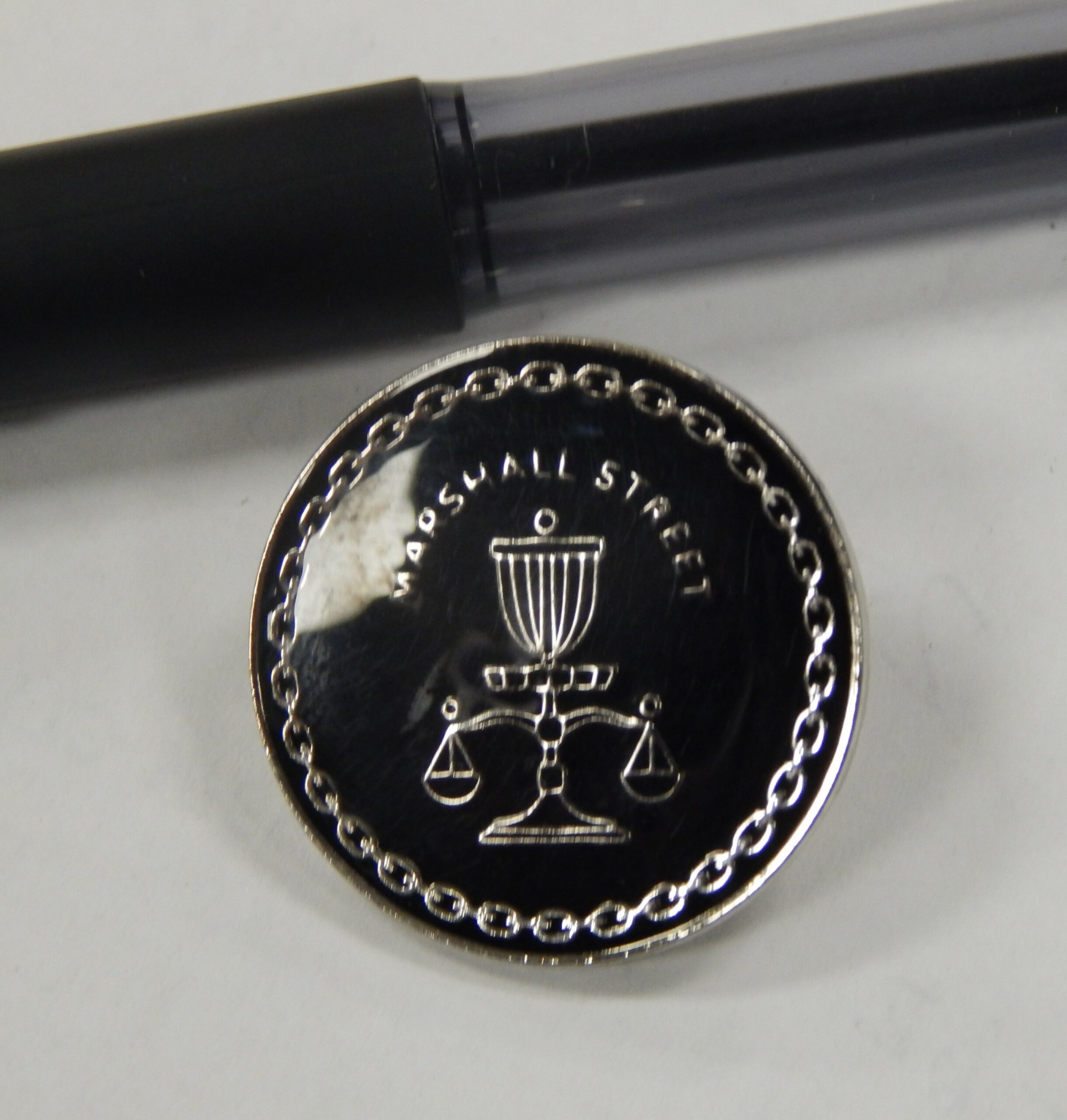 MSt Scales Pin • Marshall Street Disc Golf