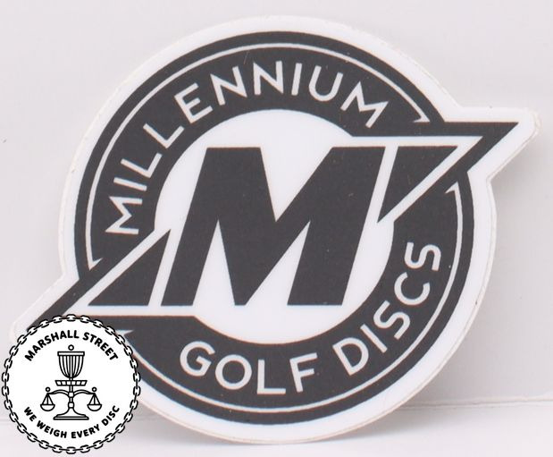 Millennium Badge DieCut Sticker • Marshall Street Disc Golf
