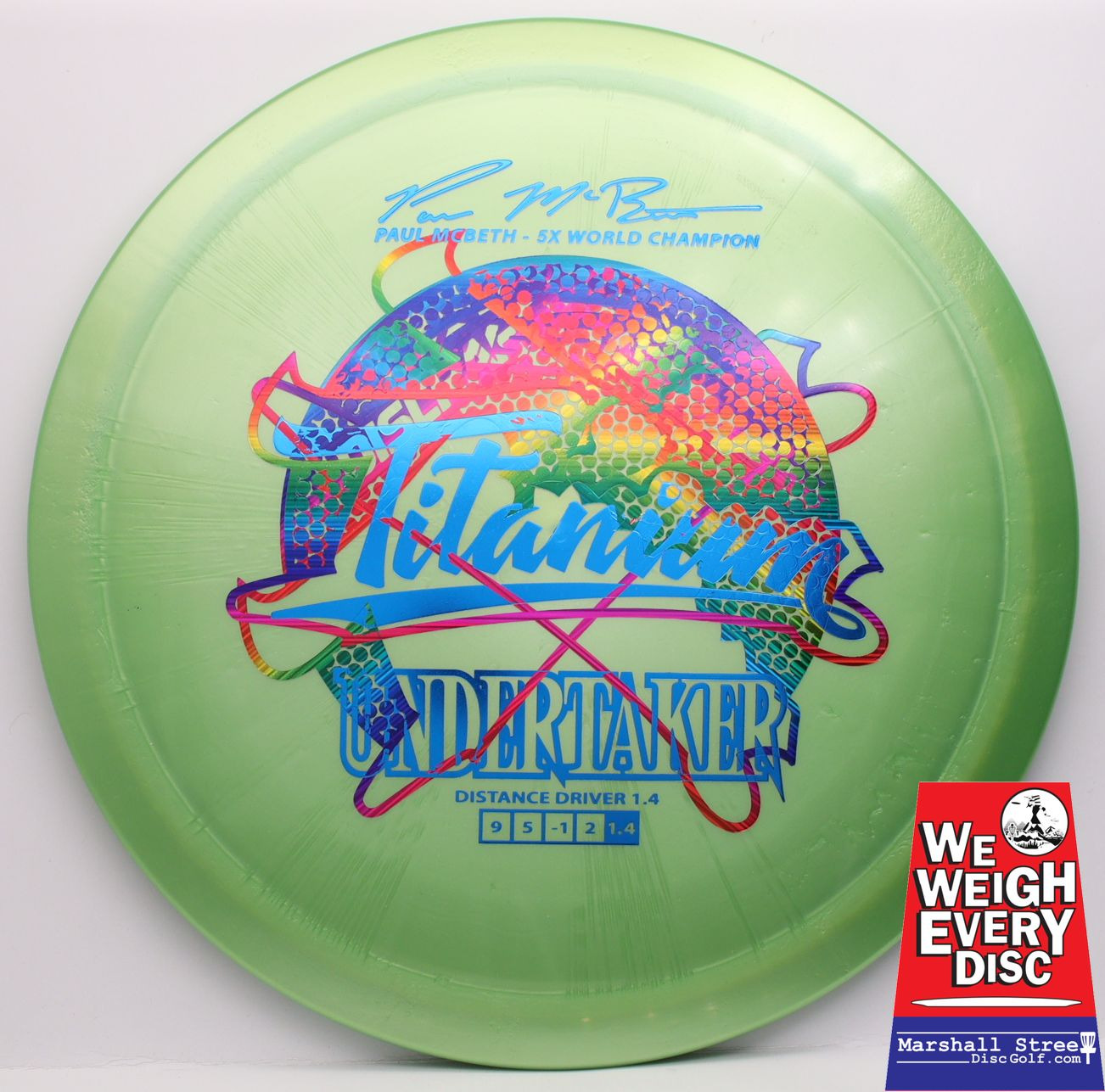 X-Out Titanium Undertaker, PM • Marshall Street Disc Golf