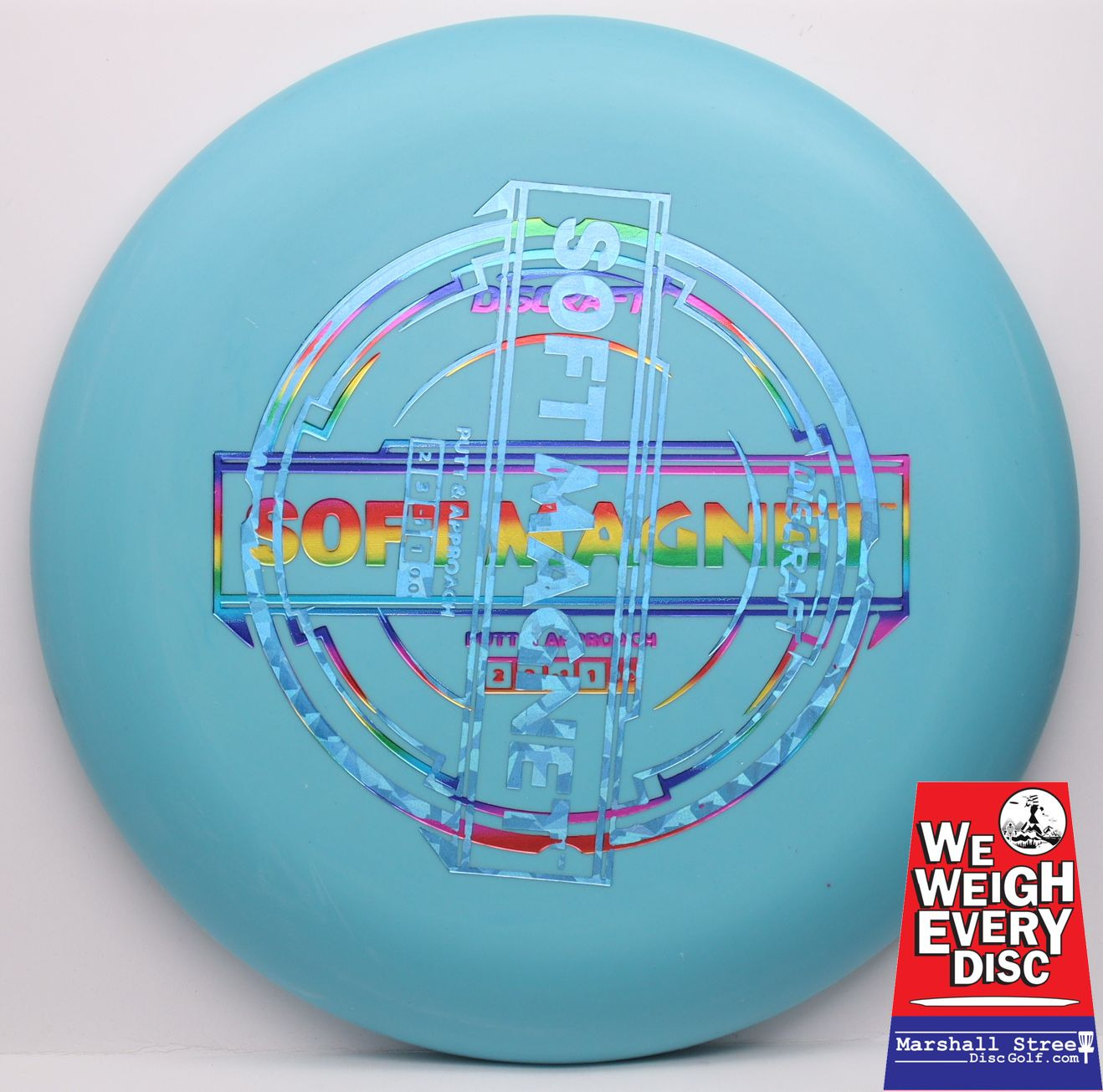 X-Out Putter Line Soft Magnet • Marshall Street Disc Golf