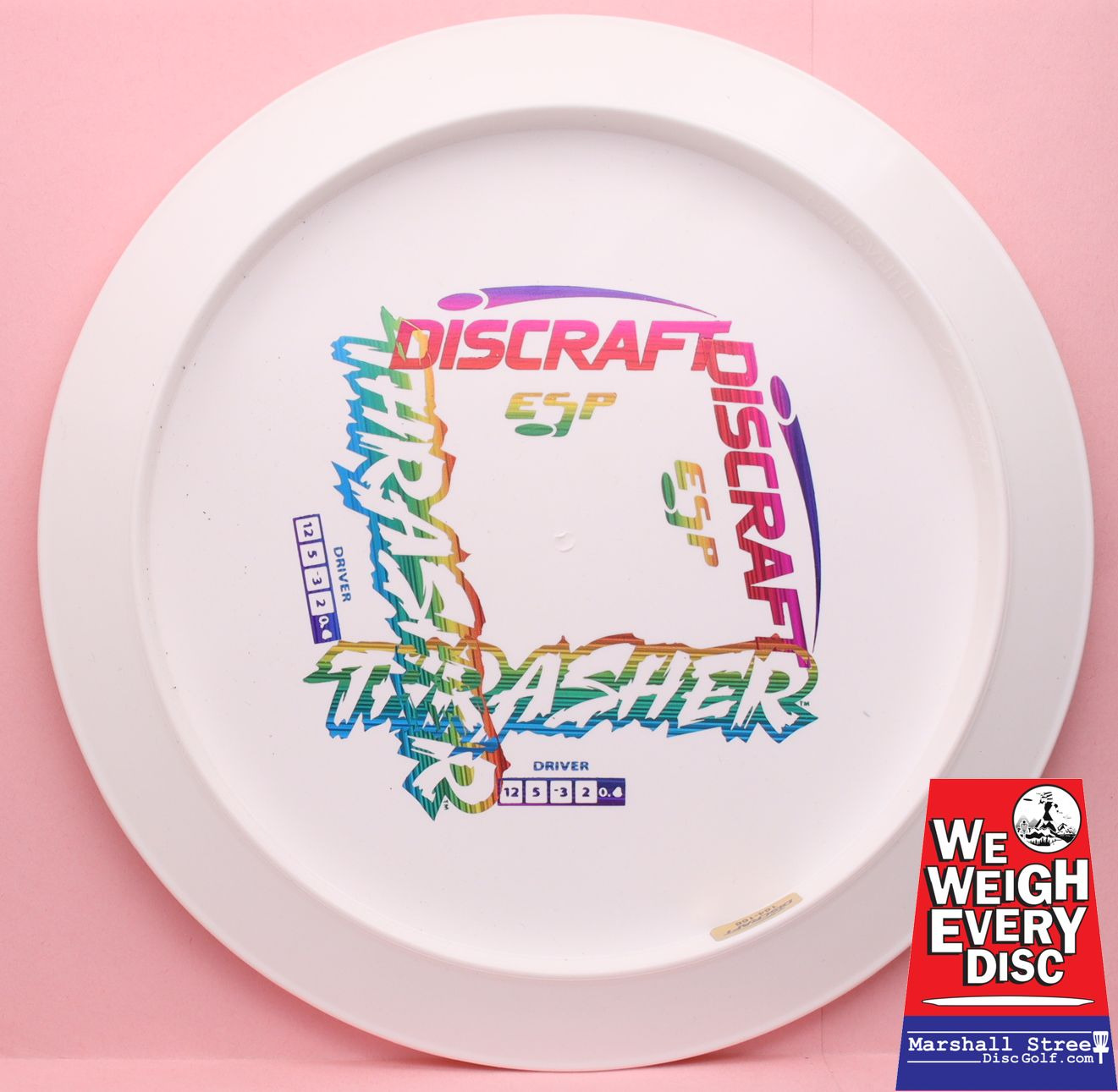 X-Out ESP Thrasher, Bottom Stamp • Marshall Street Disc Golf