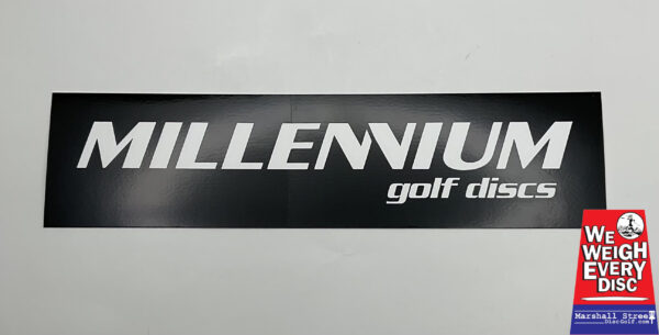 Millennium Logo Sticker • Marshall Street Disc Golf