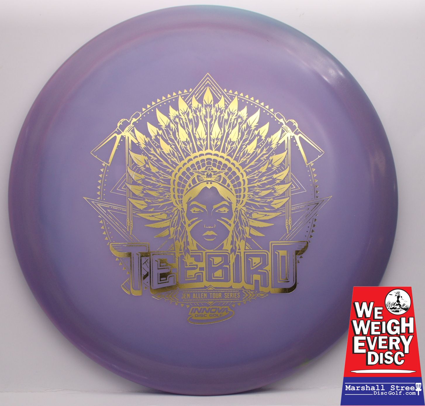 Color Glow Champion Teebird, Jen Allen 2021 • Marshall Street Disc Golf