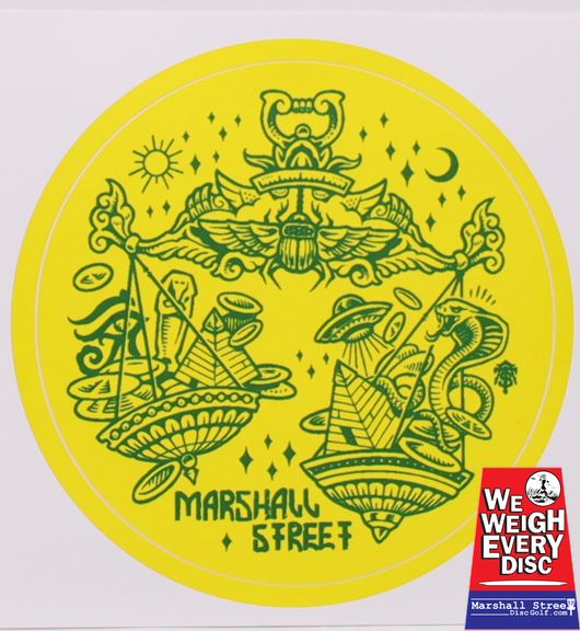 MST Scales, TSA, Sticker • Marshall Street Disc Golf