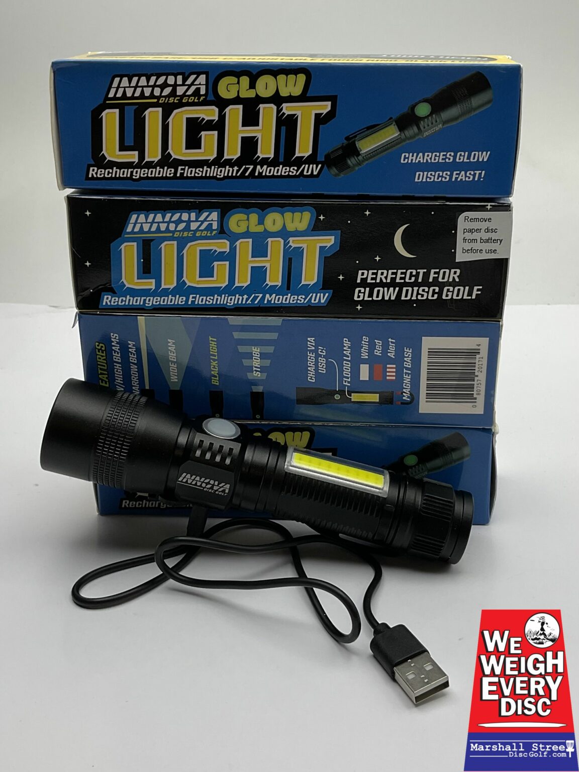 Innova LED/UV Rechargeable Flashlight • Marshall Street Disc Golf