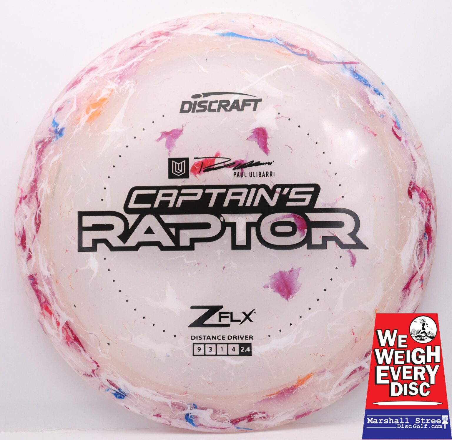 Z FLX Jawbreaker Captain's Raptor, Paul Ulibarri • Marshall Street Disc ...