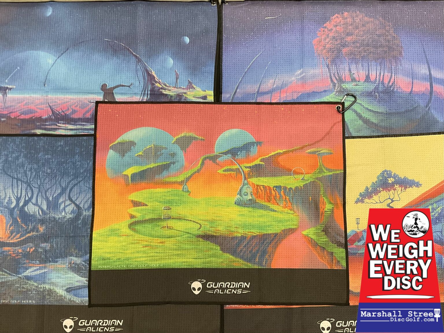 Guardian Alien's Disc Golf Towels • Marshall Street Disc Golf