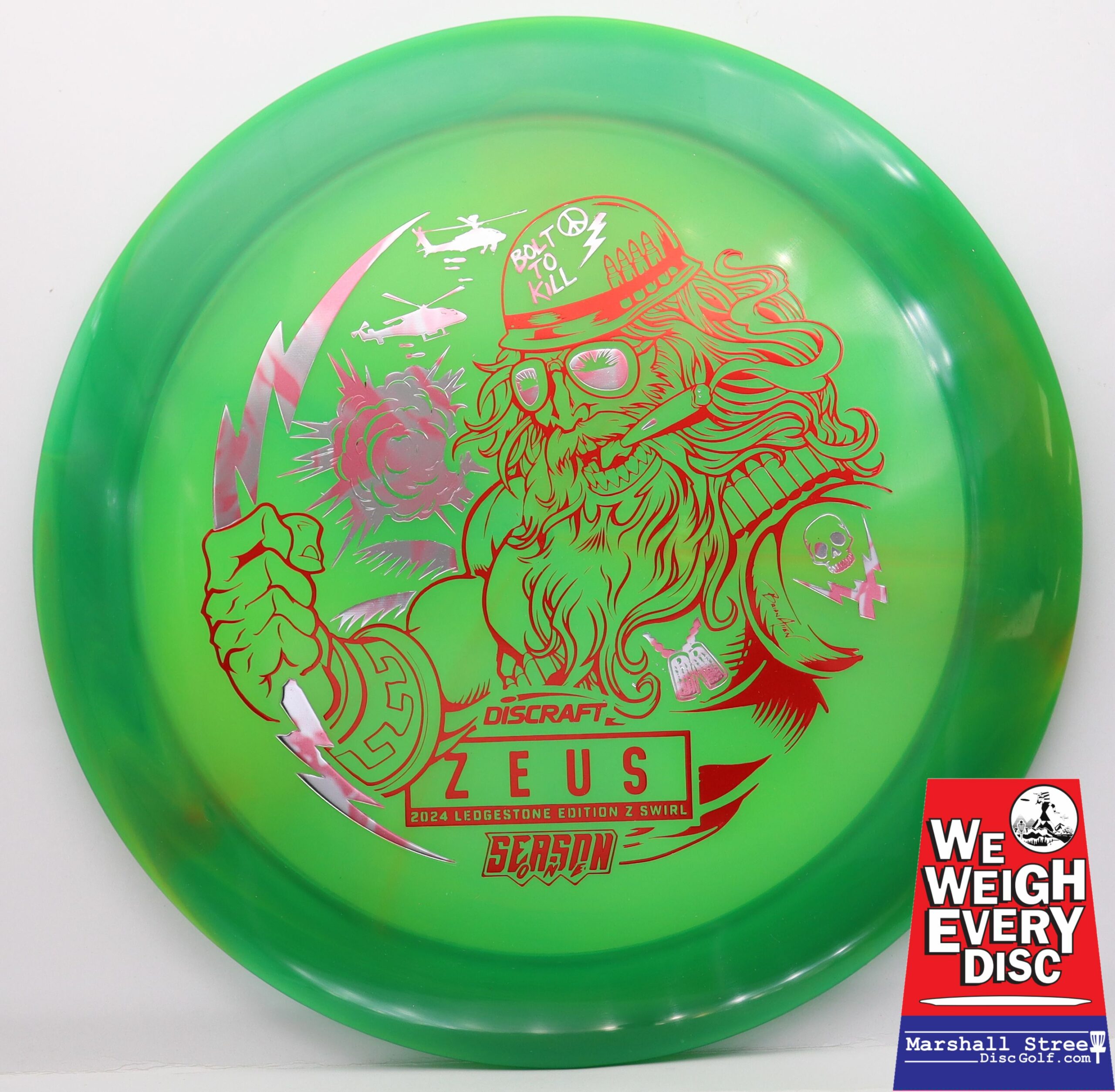 Z Swirl Zeus, Paul McBeth - 2024 Ledgestone Edition • Marshall Street ...