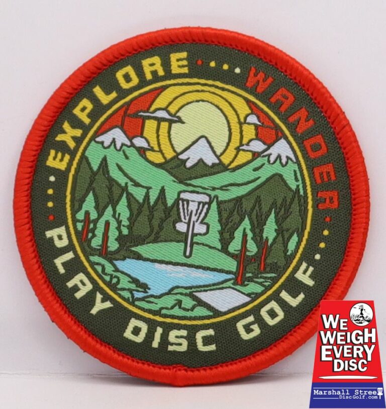 Wander Explore Play, Disc Golf Patch • Marshall Street Disc Golf