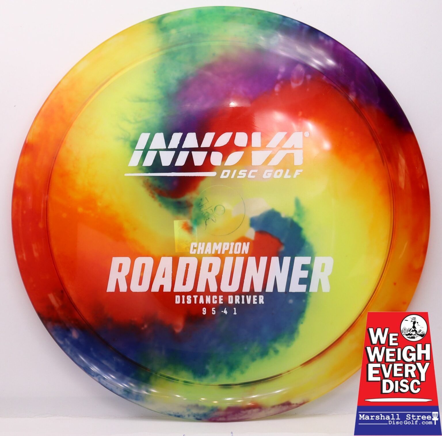 Tie-Dye Champion Roadrunner • Marshall Street Disc Golf