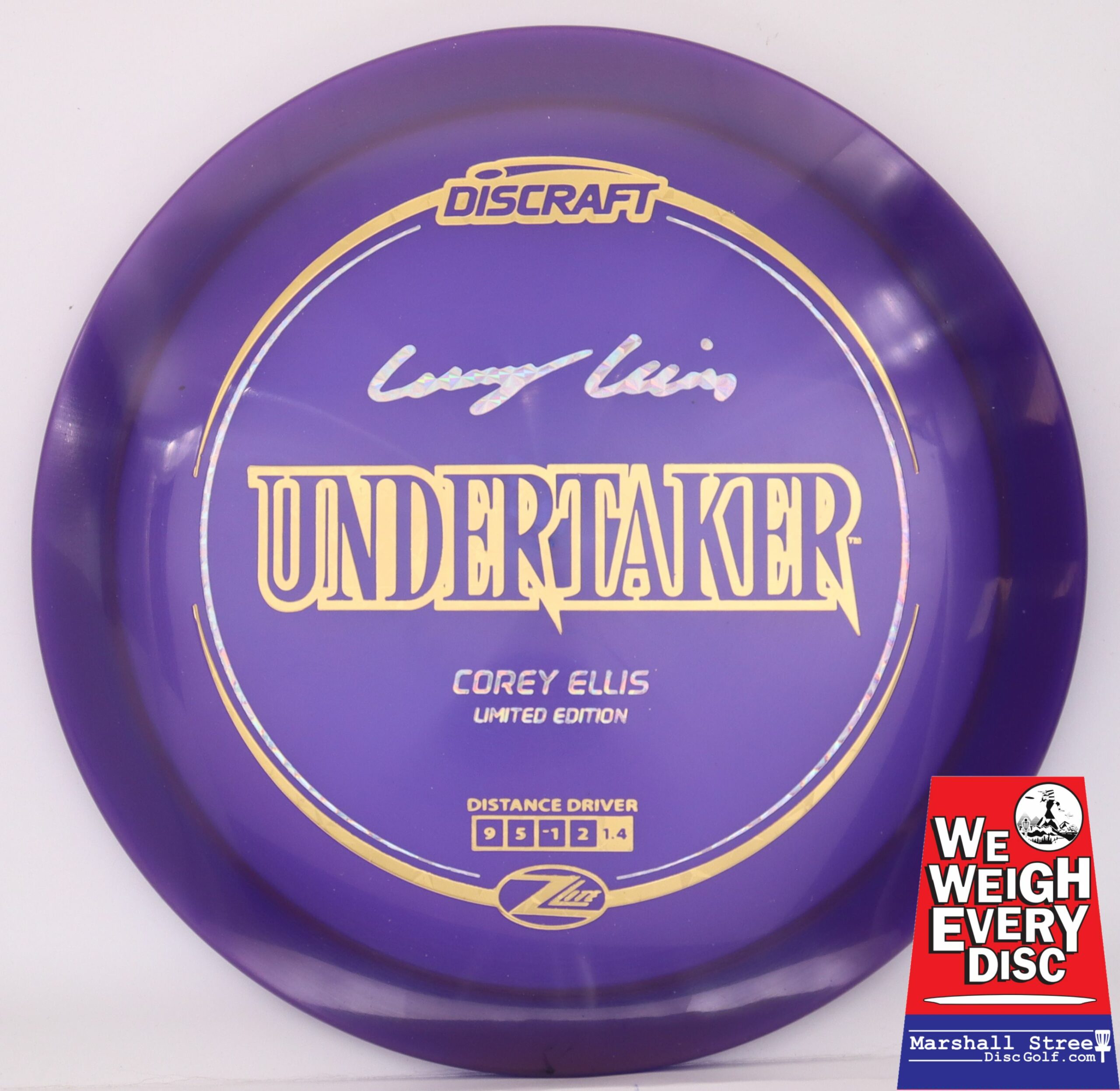 Z Lite Undertaker, Corey Ellis LE • Marshall Street Disc Golf