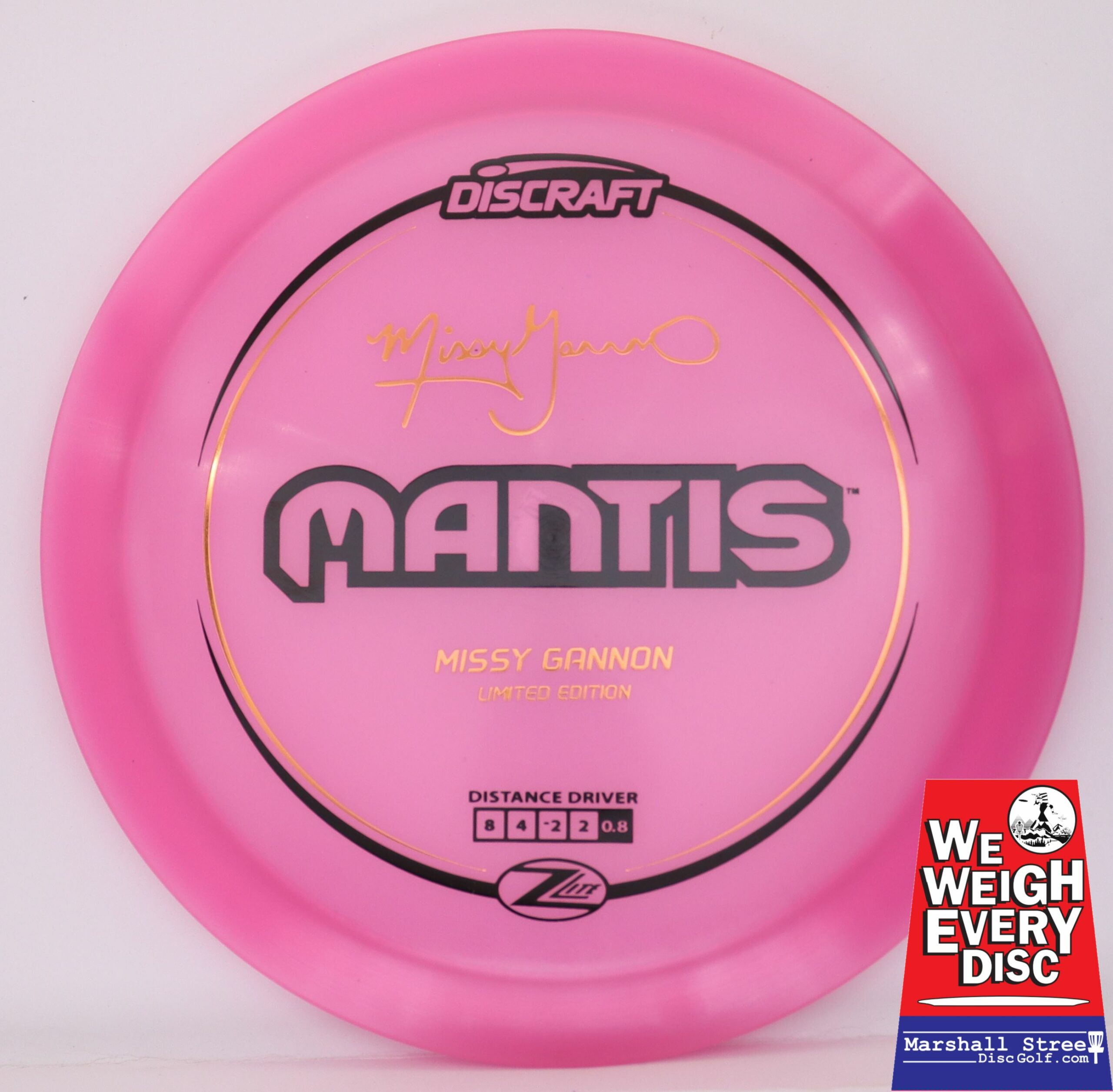 Z Lite Mantis, Missy Gannon LE • Marshall Street Disc Golf