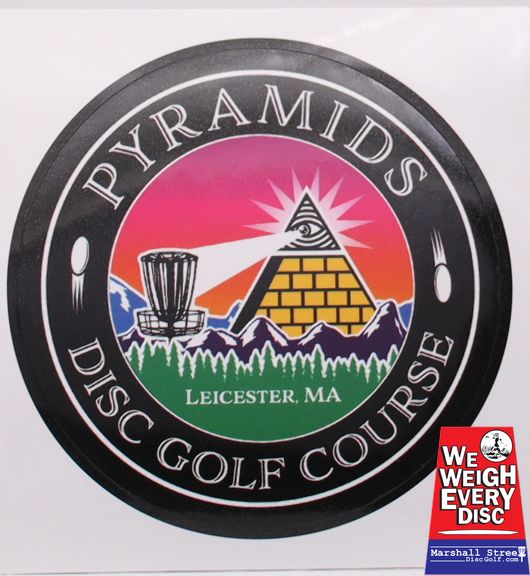 Pyramids DGC Full Color Sticker • Marshall Street Disc Golf